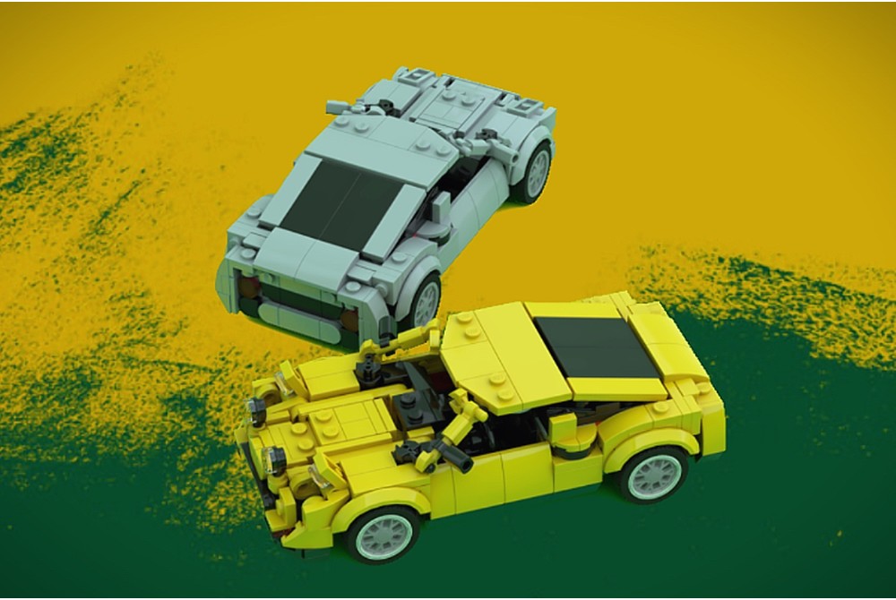 Lego Moc Ford Gt70 By Thecarmoccer Rebrickable Build With Lego