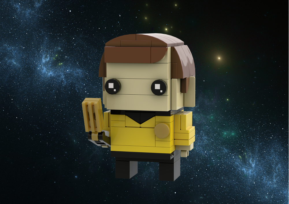 Lego Moc Star Trek The Original Series Brickheadz Bundle By Retrobrix