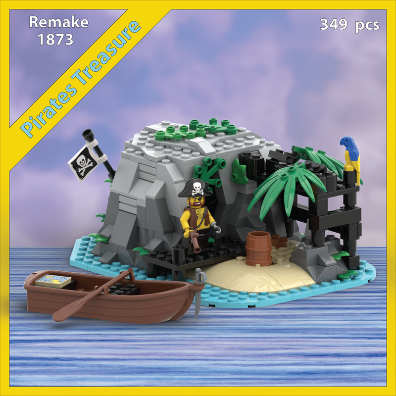 LEGO MOC 1873 Pirates Treasure Remake by COLEMANTREBORBESTJEDITOHAVEEVE ...