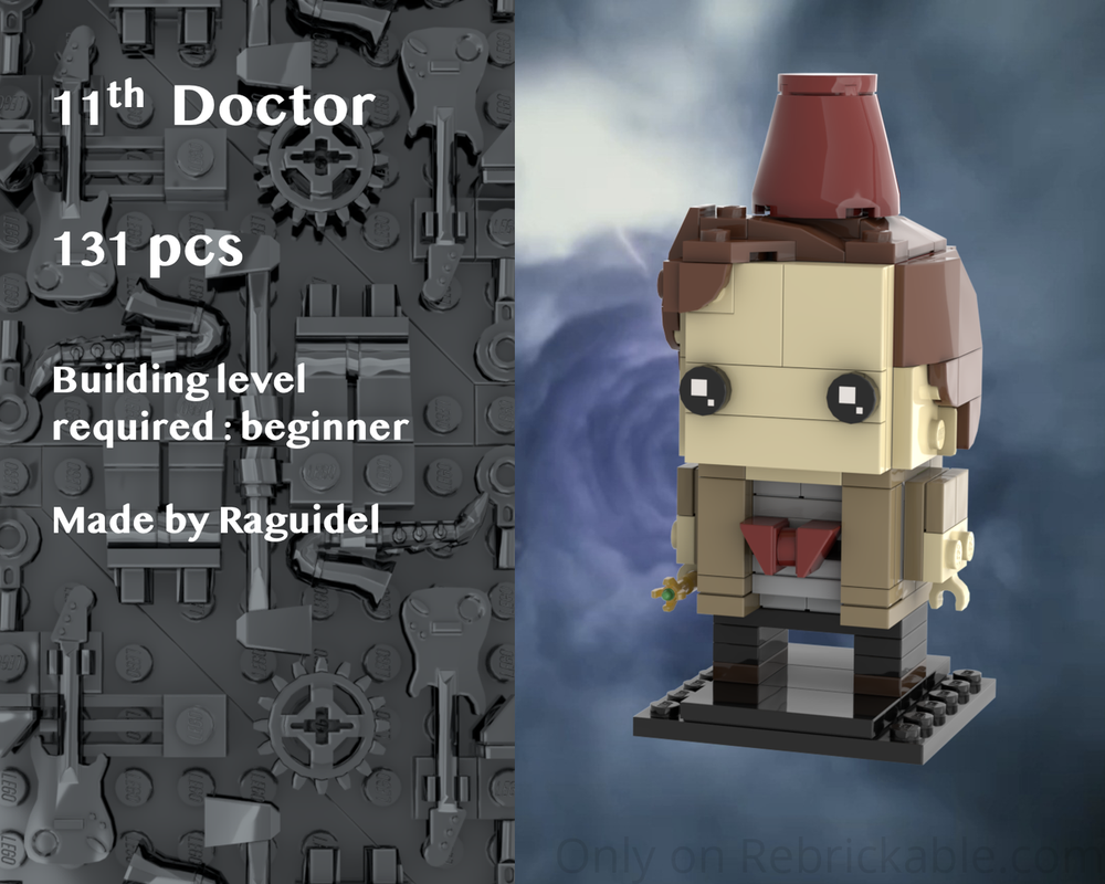 LEGO MOC The eleventh Doctor Brickheadz by raguidel | Rebrickable ...