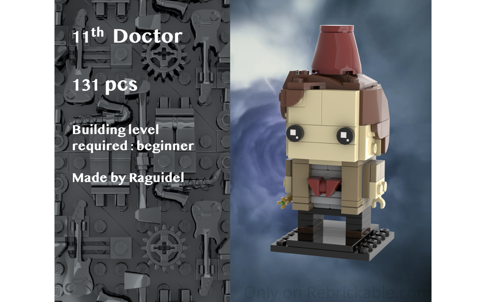 LEGO MOC The eleventh Doctor Brickheadz by raguidel | Rebrickable ...
