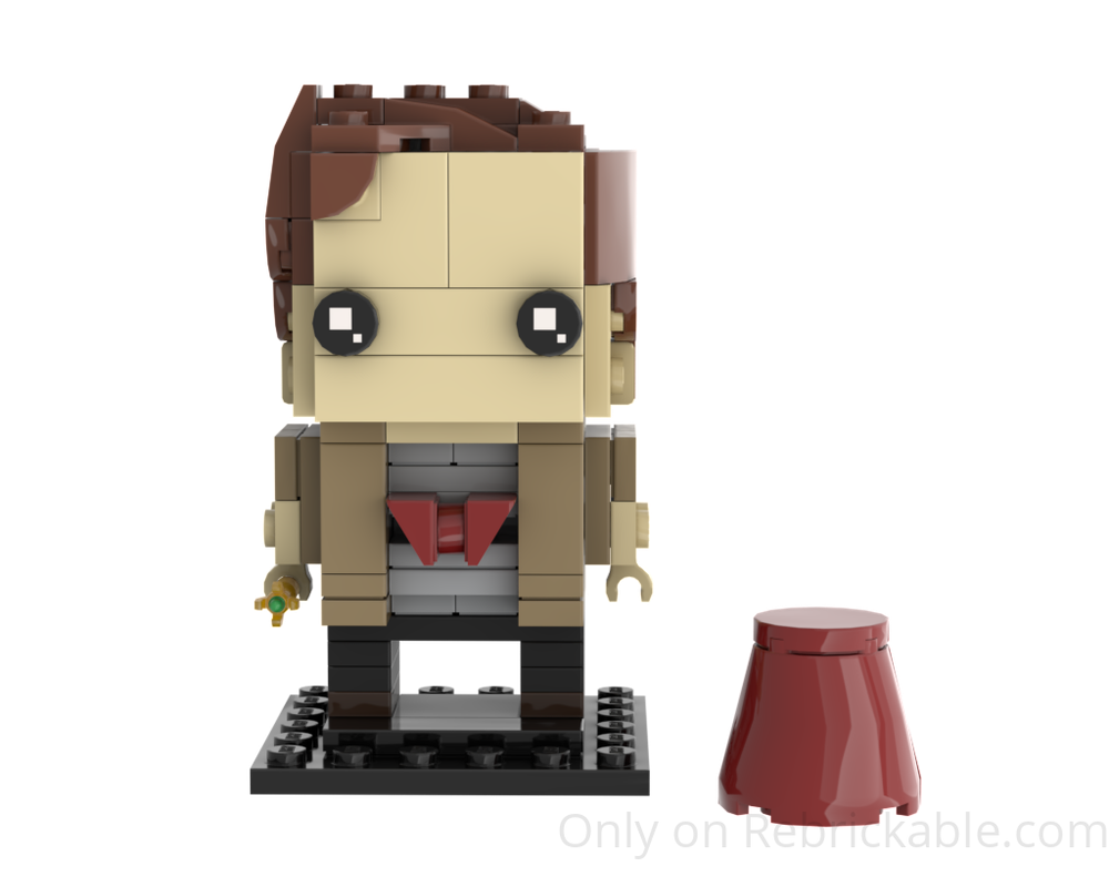 Lego Moc The Eleventh Doctor Brickheadz By Raguidel Rebrickable