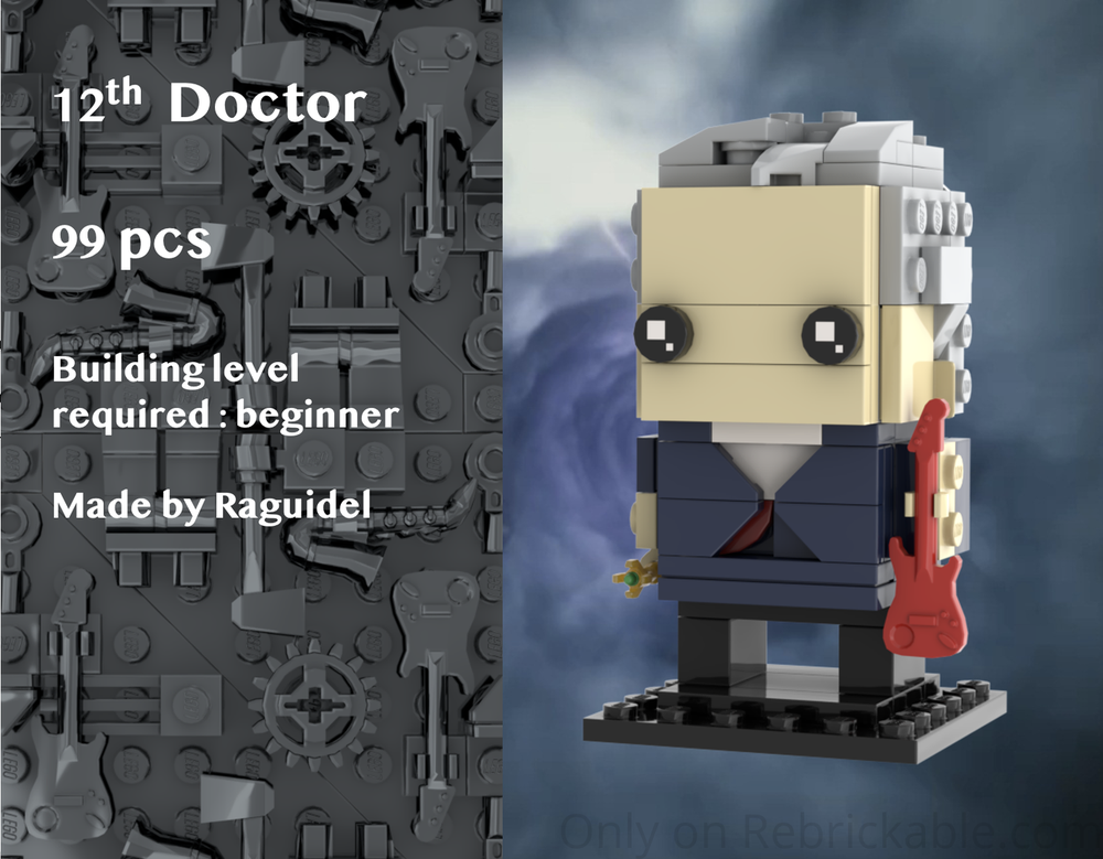 LEGO MOC The 12th doctor Brickheadz by raguidel | Rebrickable - Build ...