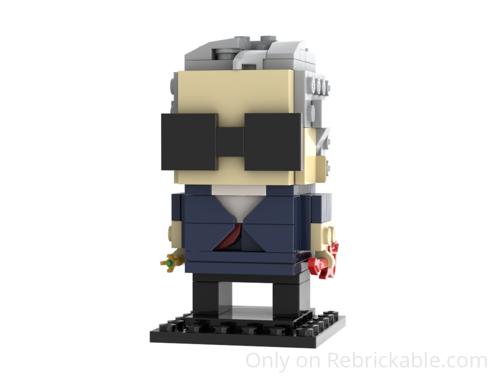 Lego Moc The 12th Doctor Brickheadz By Raguidel Rebrickable Build