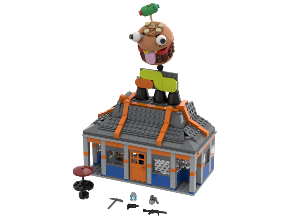 LEGO MOC Durr burger Fortnite custom set by Buttermaster42 ...