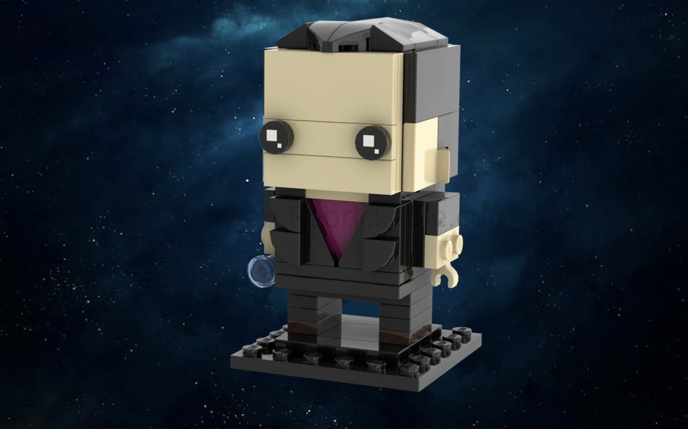 LEGO MOC The ninth doctor Brickheadz by raguidel | Rebrickable - Build ...