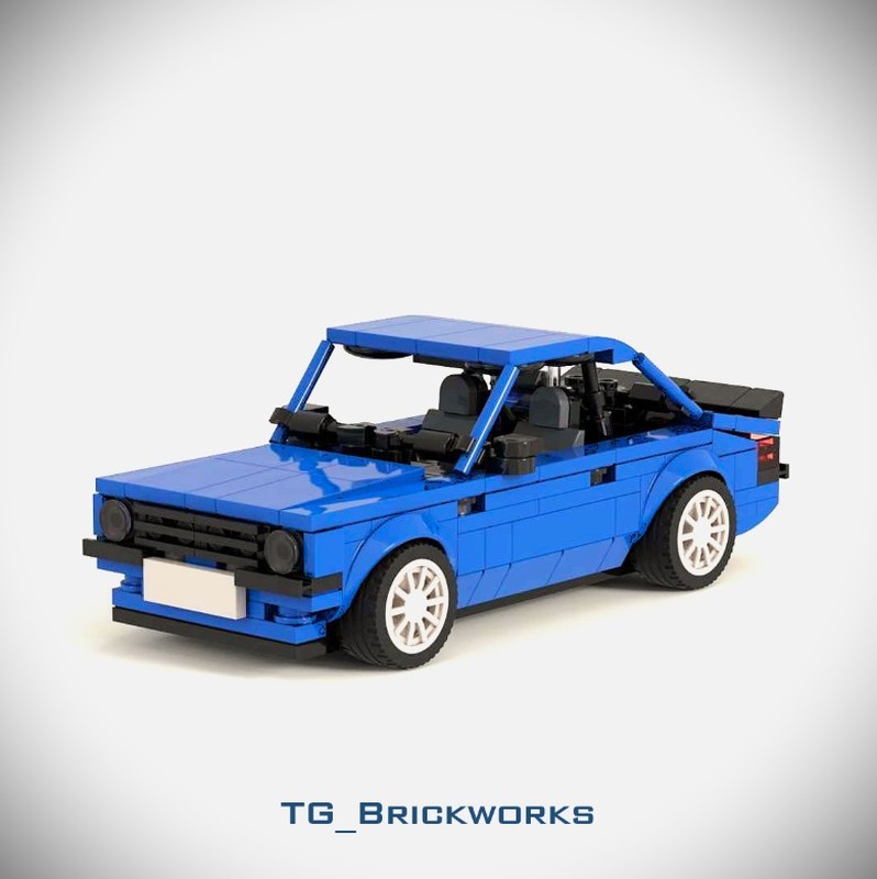 LEGO MOC Ford Escort Mk2 by tg_brickworks | Rebrickable - Build with LEGO