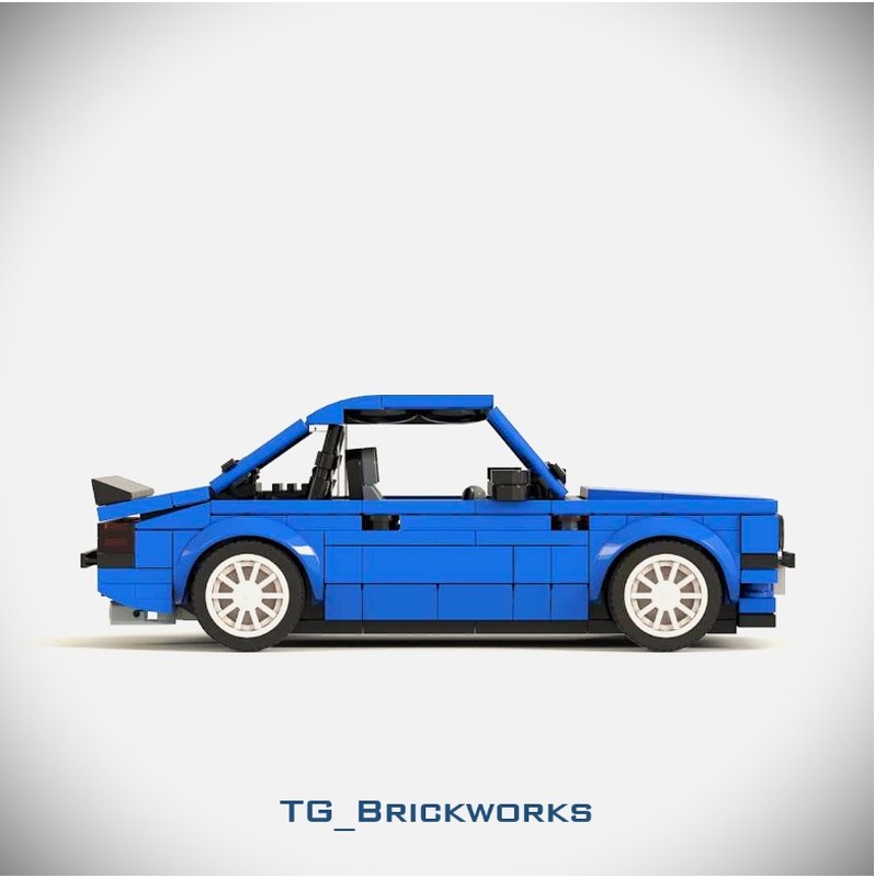 LEGO MOC Ford Escort Mk2 by tg_brickworks | Rebrickable - Build with LEGO