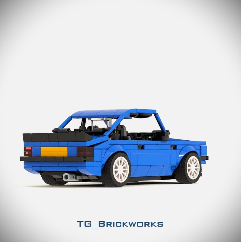 LEGO MOC Ford Escort Mk2 by tg_brickworks | Rebrickable - Build with LEGO