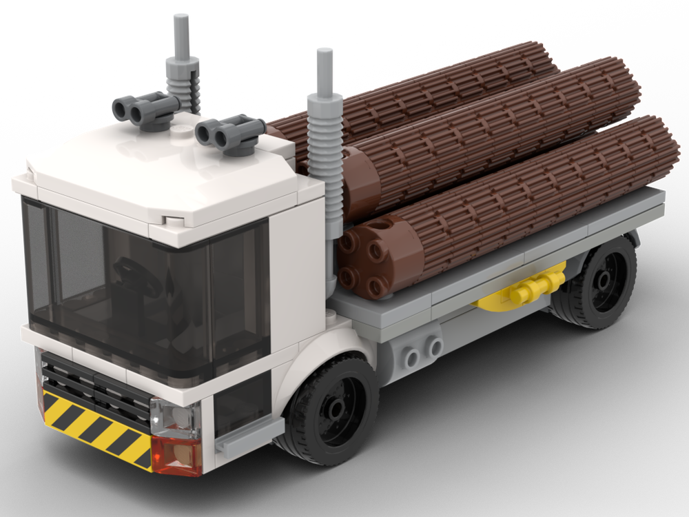 LEGO MOC Lumber truck by RightBrick | Rebrickable - Build with LEGO