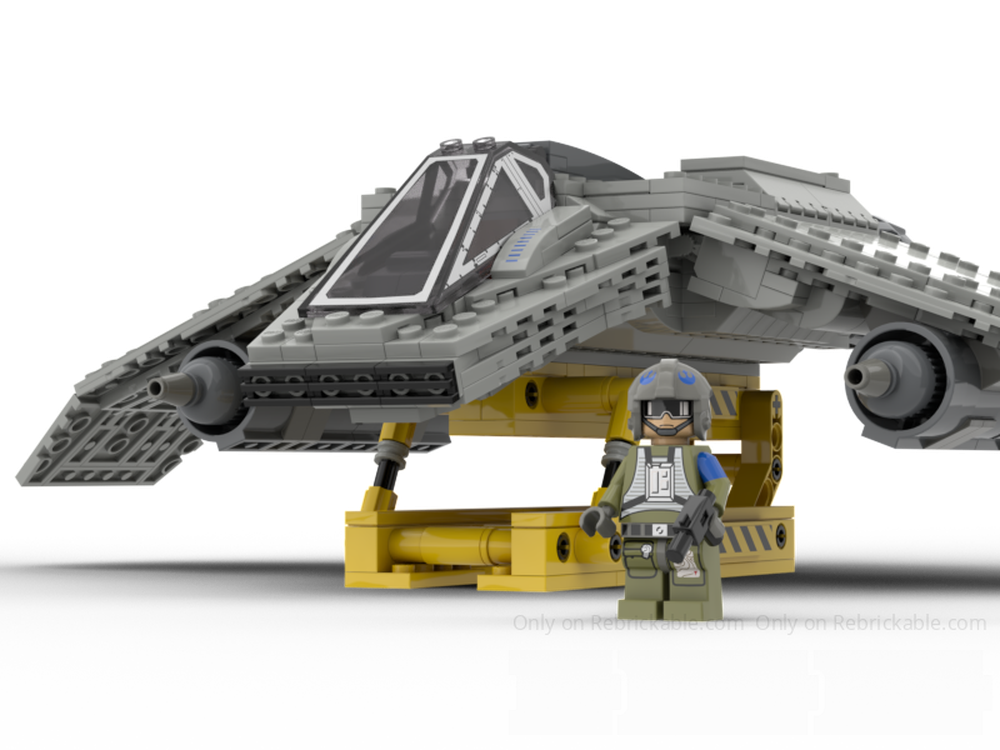 LEGO MOC V-Wing Airspeeder by jbill07 | Rebrickable - Build with LEGO