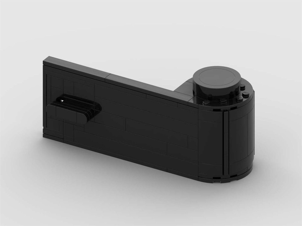 LEGO MOC Upscaled 1x3x1 door by Briquoleur | Rebrickable - Build with LEGO