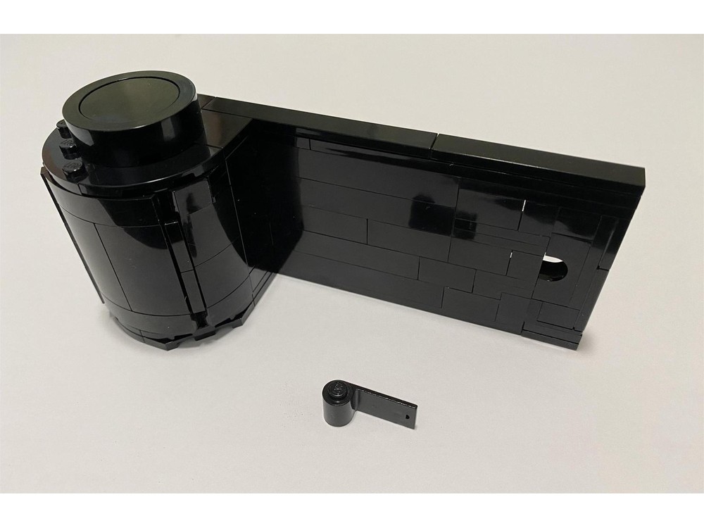 LEGO MOC Upscaled 1x3x1 door by Briquoleur | Rebrickable - Build with LEGO