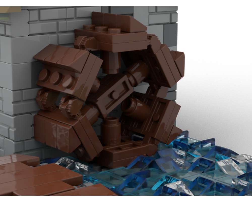 LEGO MOC Modular medieval mill by Cegeha Elbe | Rebrickable - Build ...
