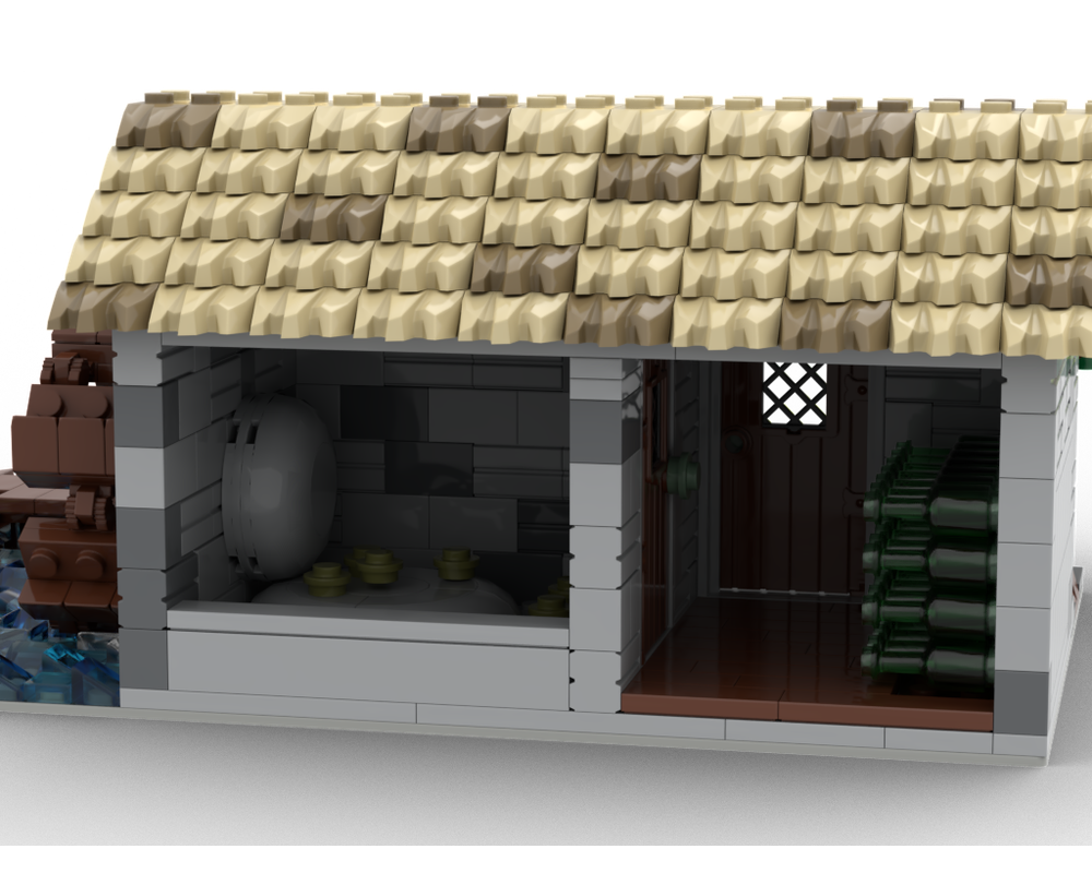 LEGO MOC Modular medieval mill by Cegeha Elbe | Rebrickable - Build ...