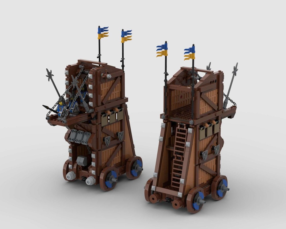 Lego Moc Black Falcon Siege Tower By Sumeragi Rebrickable Build