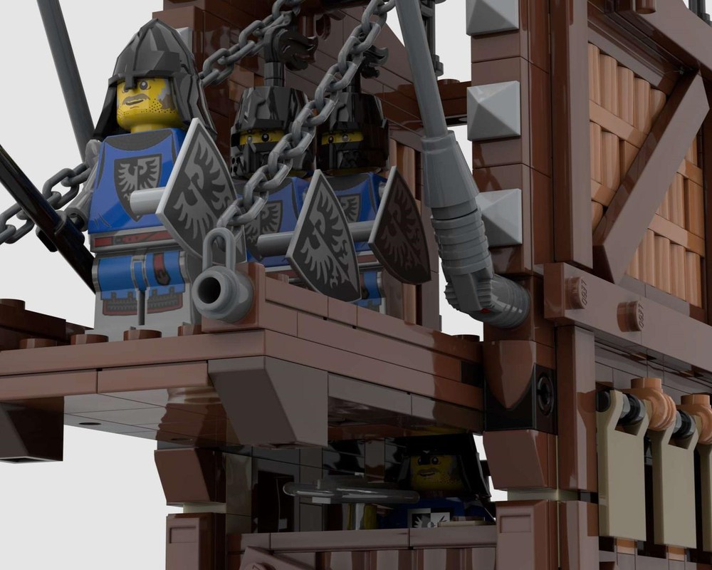 Lego Moc Black Falcon Siege Tower By Sumeragi Rebrickable Build