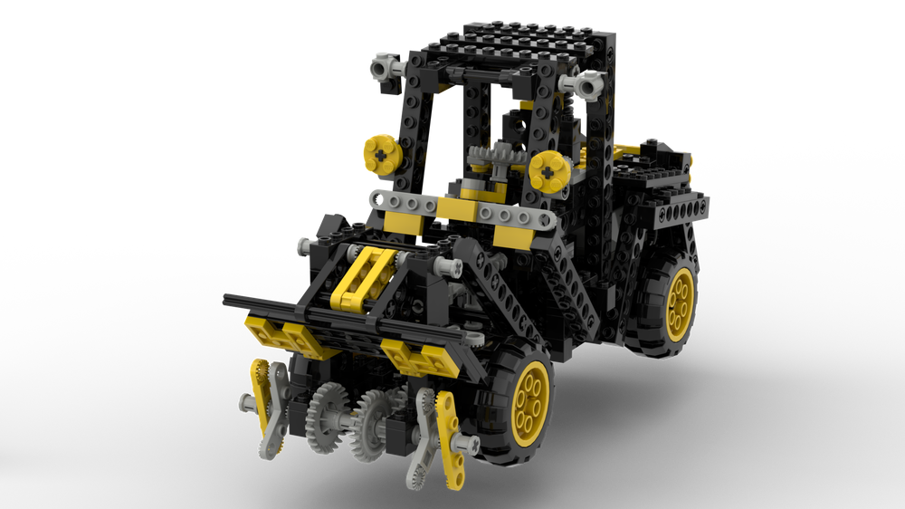 LEGO MOC 8082 E Model - Motorized Articulated Street Sweeper by ...