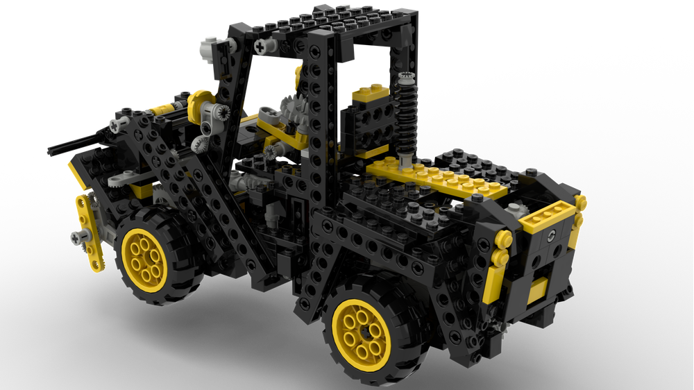 LEGO MOC 8082 E Model - Motorized Articulated Street Sweeper by ...