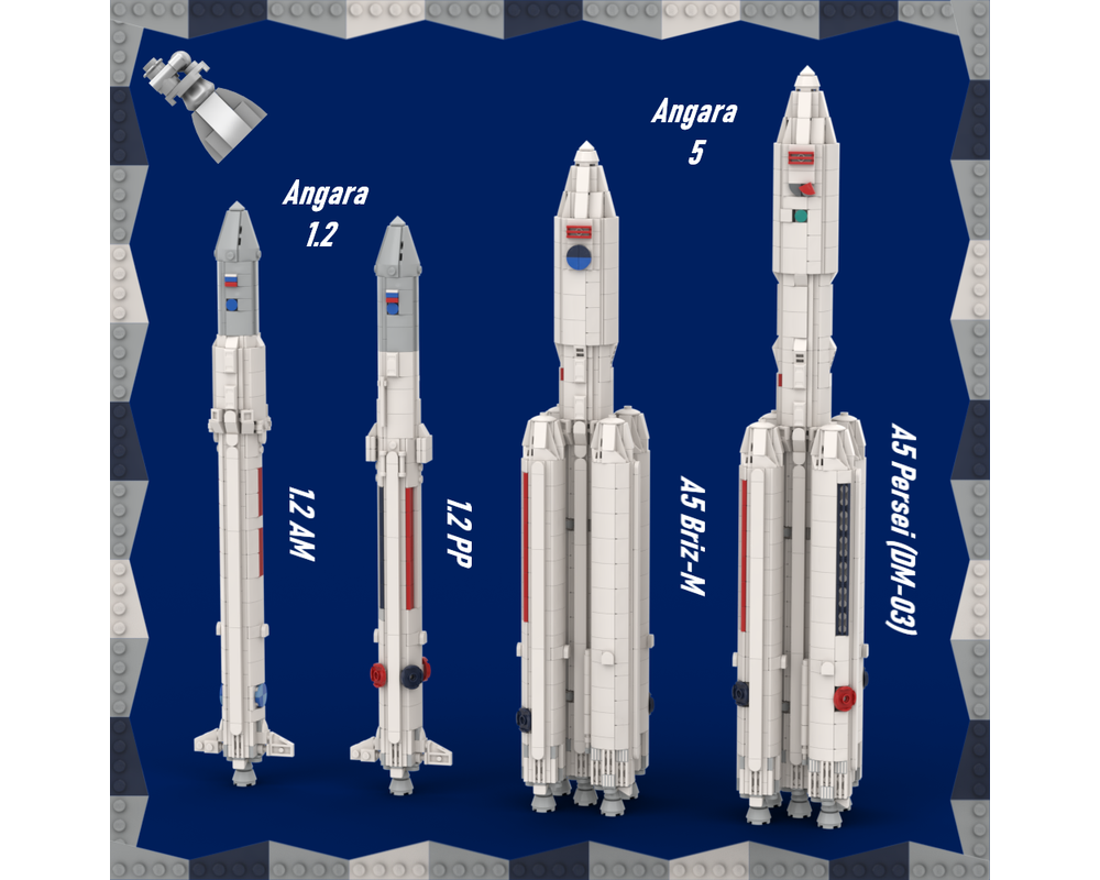 Lego Moc Angara Collection Saturn V Scale By Raptor Bricks