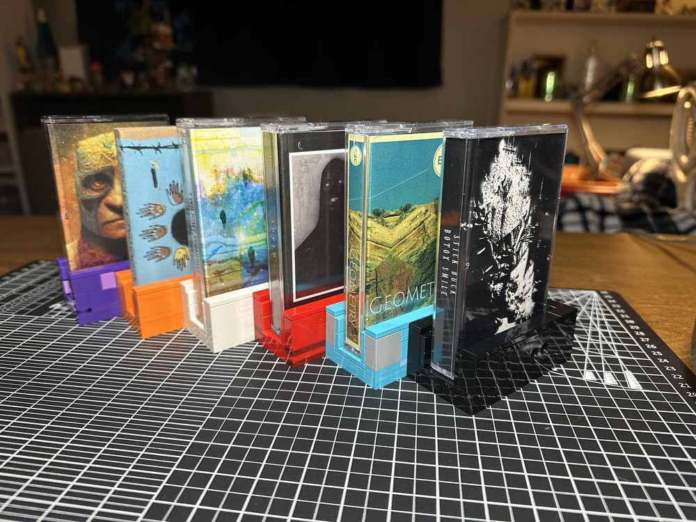 LEGO MOC Modular Cassette Tape Display Stand by metalman.bricks ...
