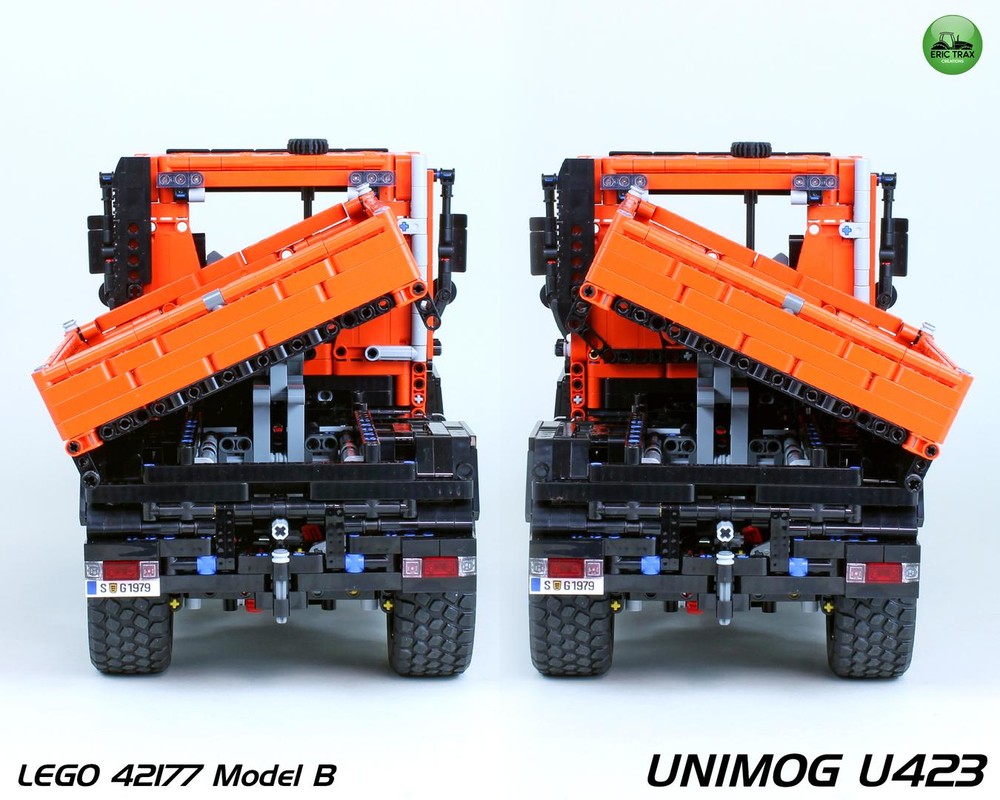Lego Moc 42177 Unimog U423 By Erictrax Rebrickable Build With Lego