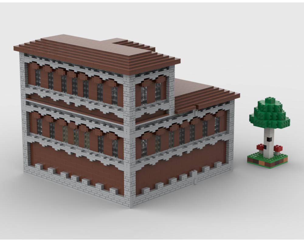 LEGO MOC Woodland Mansion by gabizon | Rebrickable - Build with LEGO