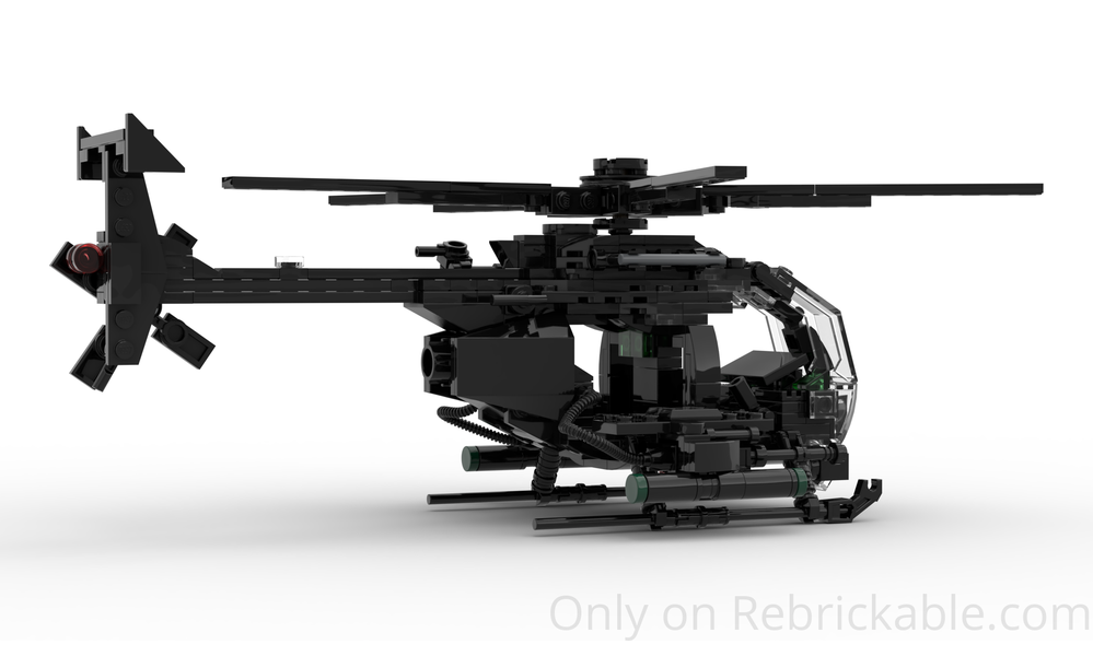 LEGO MOC AH6 - Little Bird by DipsyM88 | Rebrickable - Build with LEGO