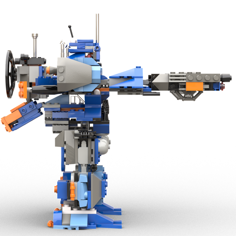 LEGO MOC 4099 Kampfer Assault Mobile Suit by Reactorcore | Rebrickable - Build with LEGO