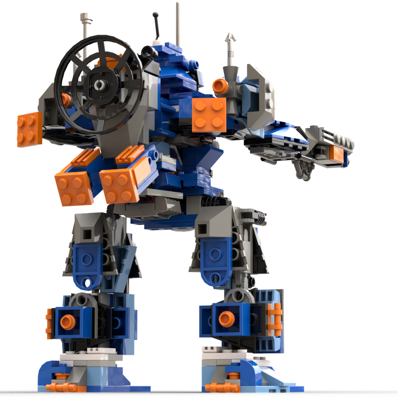LEGO MOC 4099 Kampfer Assault Mobile Suit by Reactorcore | Rebrickable - Build with LEGO