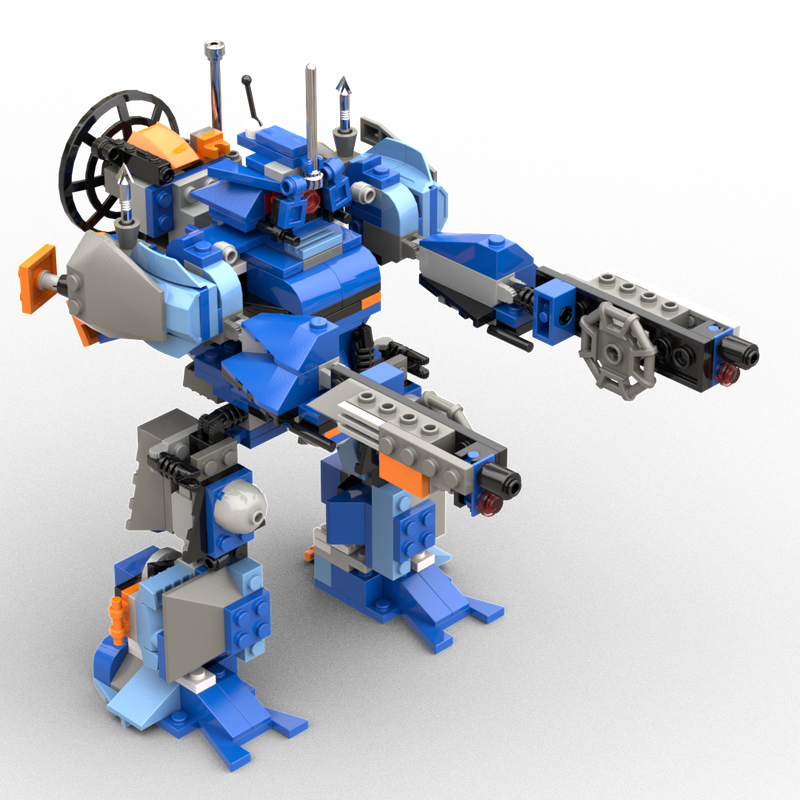 LEGO MOC 4099 Kampfer Assault Mobile Suit by Reactorcore | Rebrickable - Build with LEGO