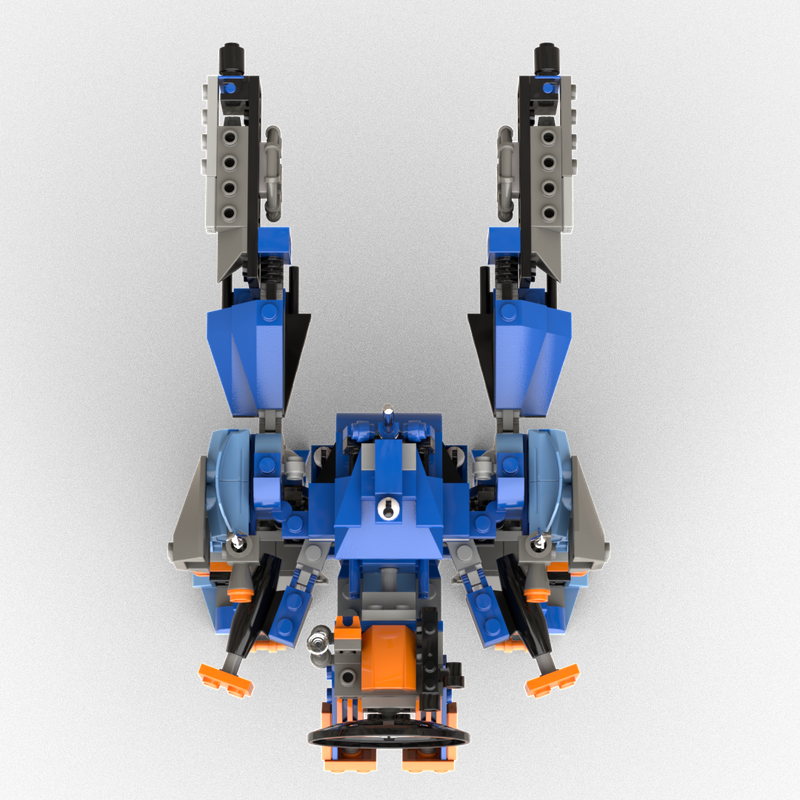 LEGO MOC 4099 Kampfer Assault Mobile Suit by Reactorcore | Rebrickable ...