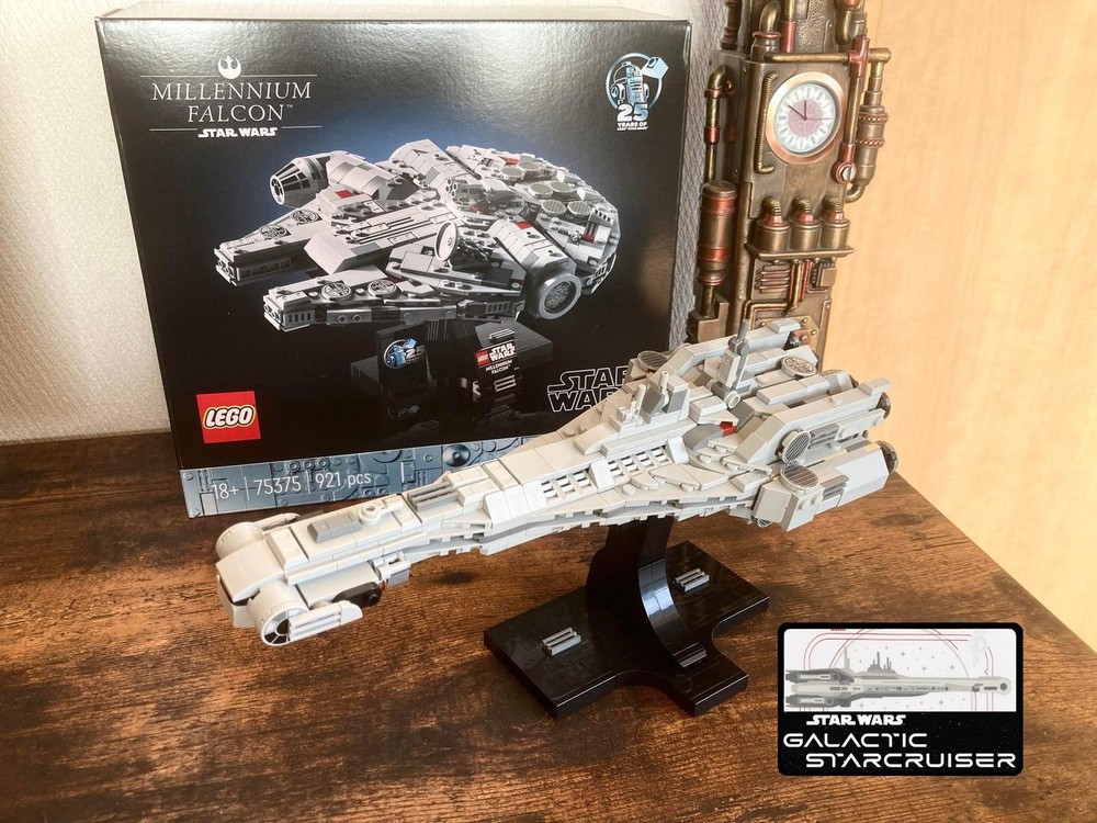 LEGO MOC Galactic Starcruiser Halcyon Midi Scale by CreationCaravan ...