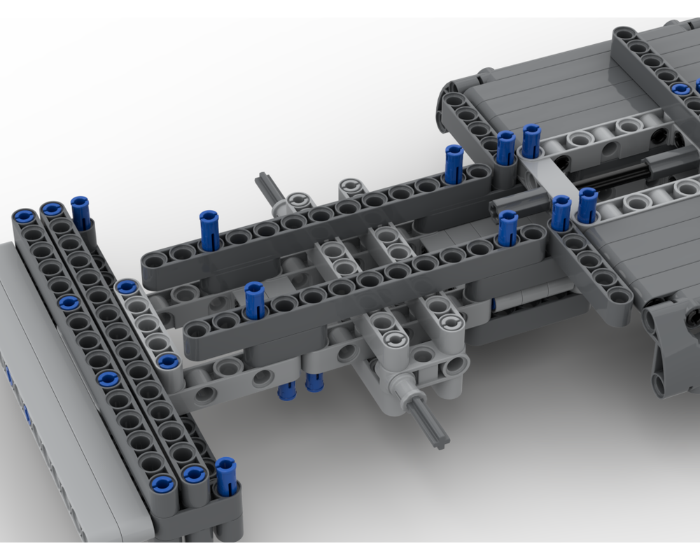 LEGO MOC Custom truck chassis v2 by Lethiangames | Rebrickable - Build ...