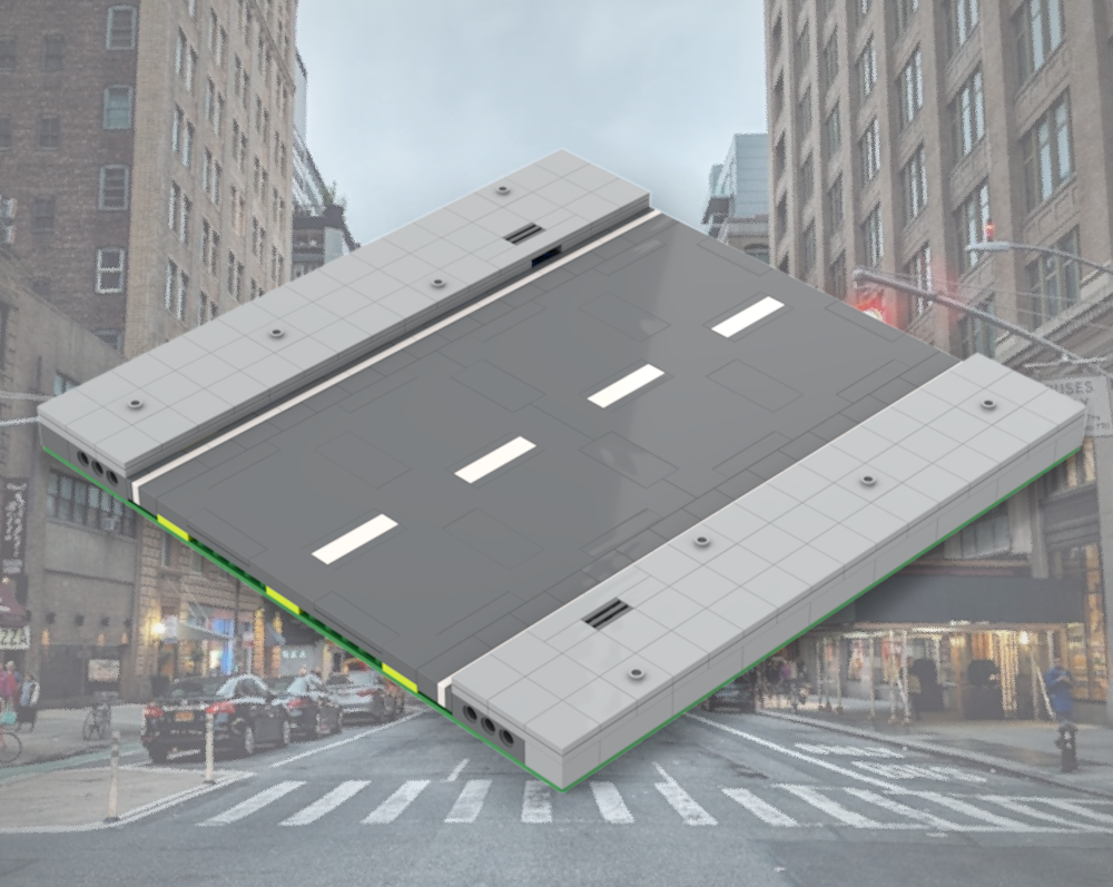 LEGO MOC MILS Road - Straight by Brickland Hills | Rebrickable - Build ...