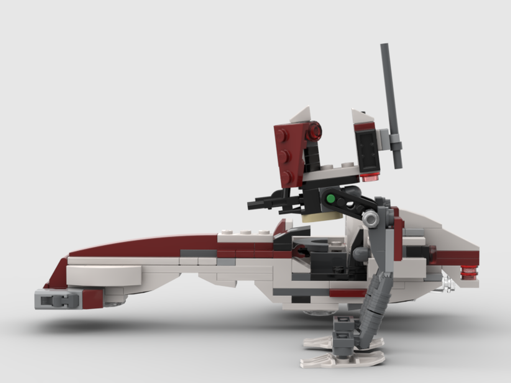 Lego Moc At Rt And Modeficated Barc Speeder 20 By Flowly Rebrickable