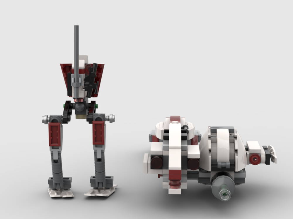 Lego Moc At Rt And Modeficated Barc Speeder 20 By Flowly Rebrickable