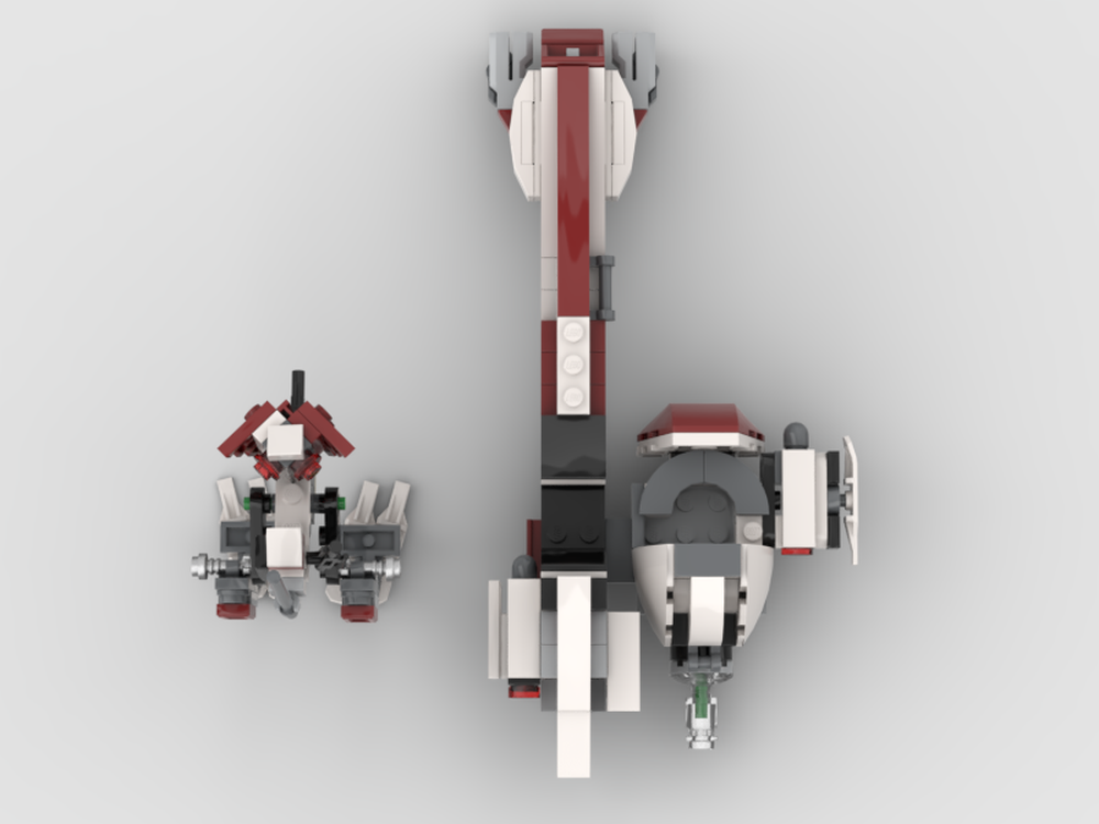 Lego Moc At Rt And Modeficated Barc Speeder 20 By Flowly Rebrickable
