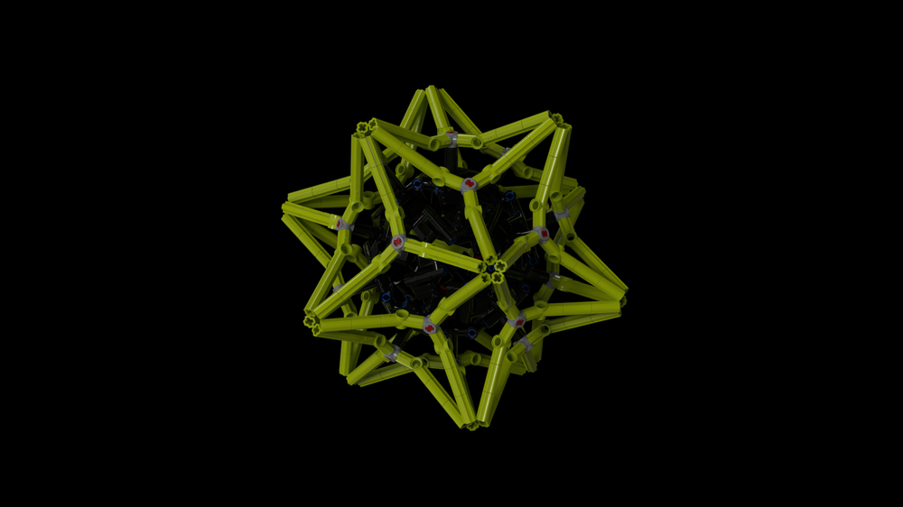 LEGO MOC small stellated dodecahedron by CrMo2001 | Rebrickable - Build ...