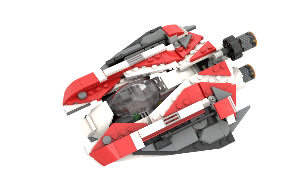 Lego Moc Jedi Bobs We Have A Starfighter At Home 75388 Alternative