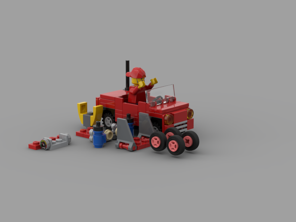 LEGO MOC hill climber (mk1) by Brickies | Rebrickable - Build with LEGO