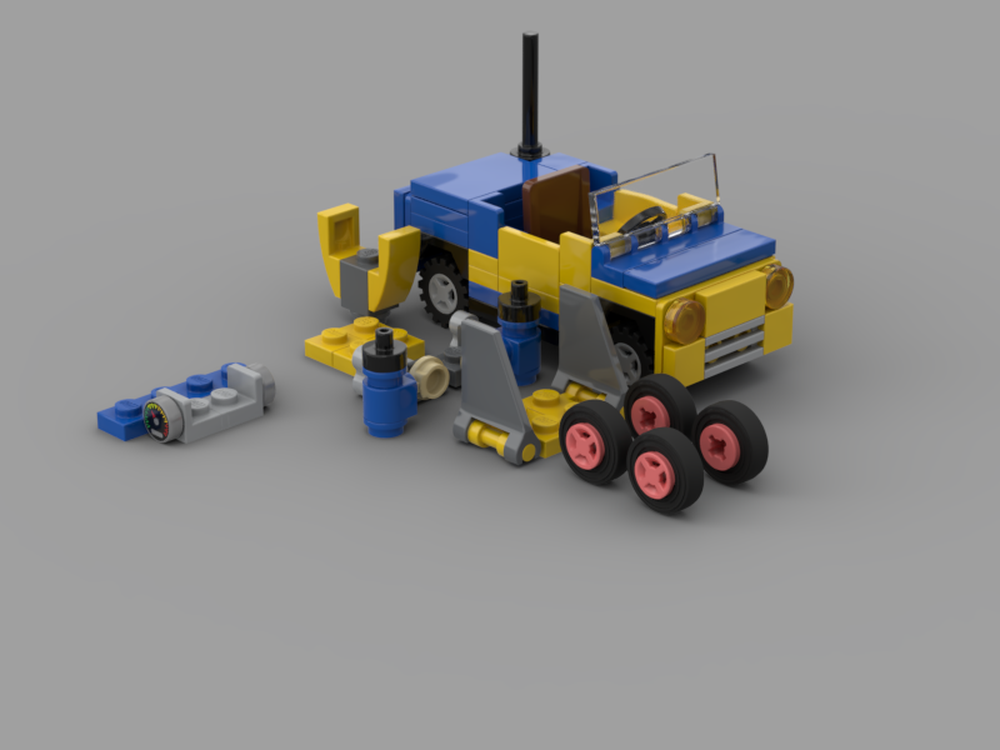 LEGO MOC hill climber (mk1) by Brickies | Rebrickable - Build with LEGO