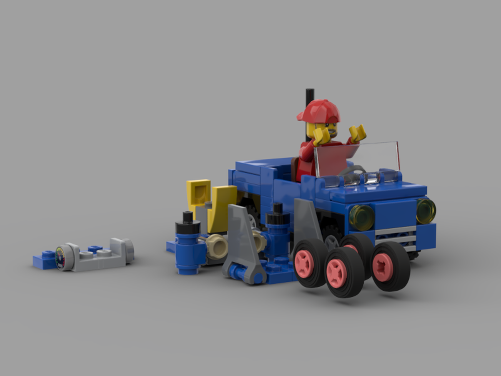 LEGO MOC hill climber (mk1) by Brickies | Rebrickable - Build with LEGO