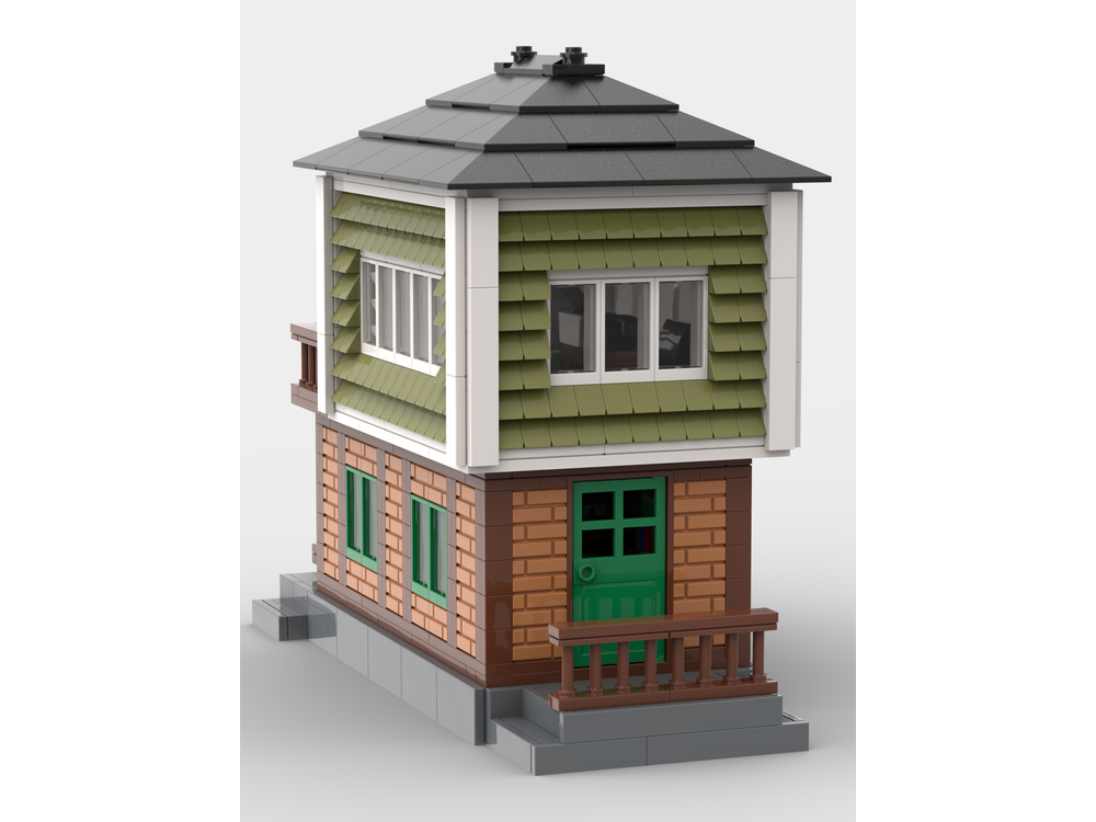 Lego Moc Switch Tower By Matyo Rebrickable Build With Lego