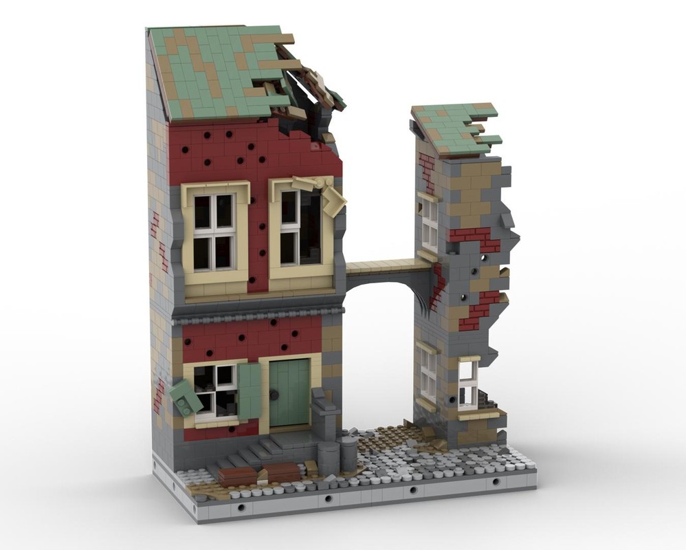 LEGO MOC ruined house n5 by AlessandroMaffioli | Rebrickable - Build ...