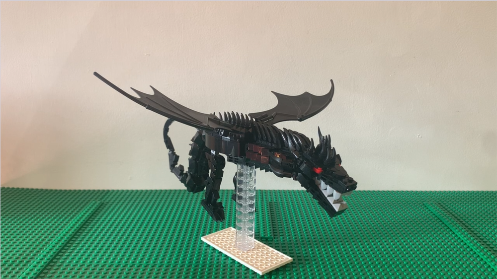 LEGO MOC Balerion the Black Dread by Sean.1 | Rebrickable - Build with LEGO