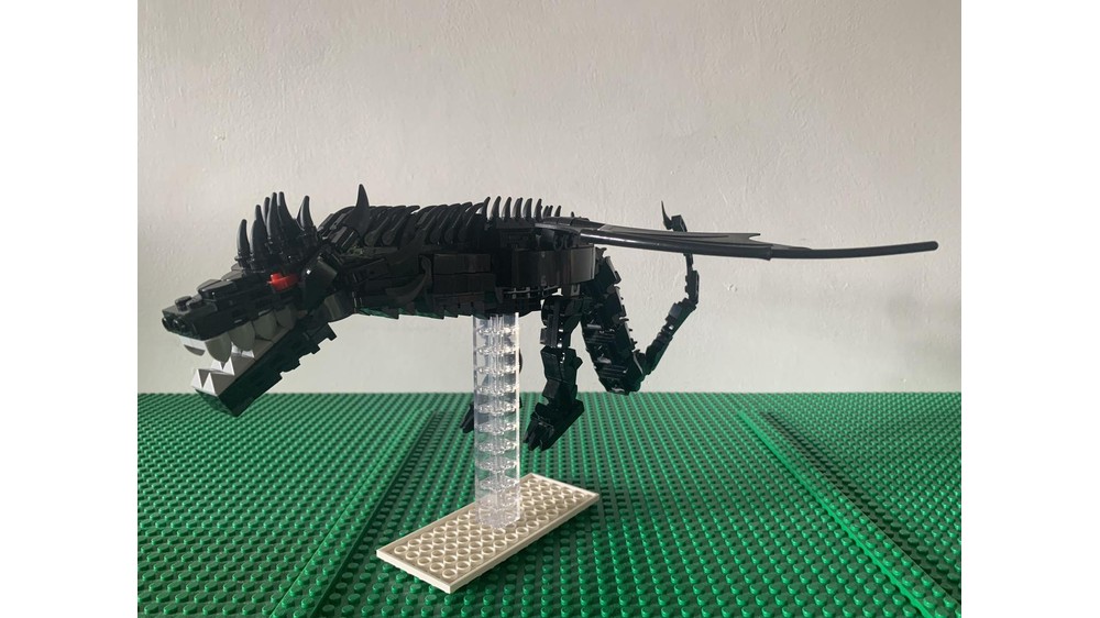 LEGO MOC Balerion the Black Dread by Sean.1 | Rebrickable - Build with LEGO