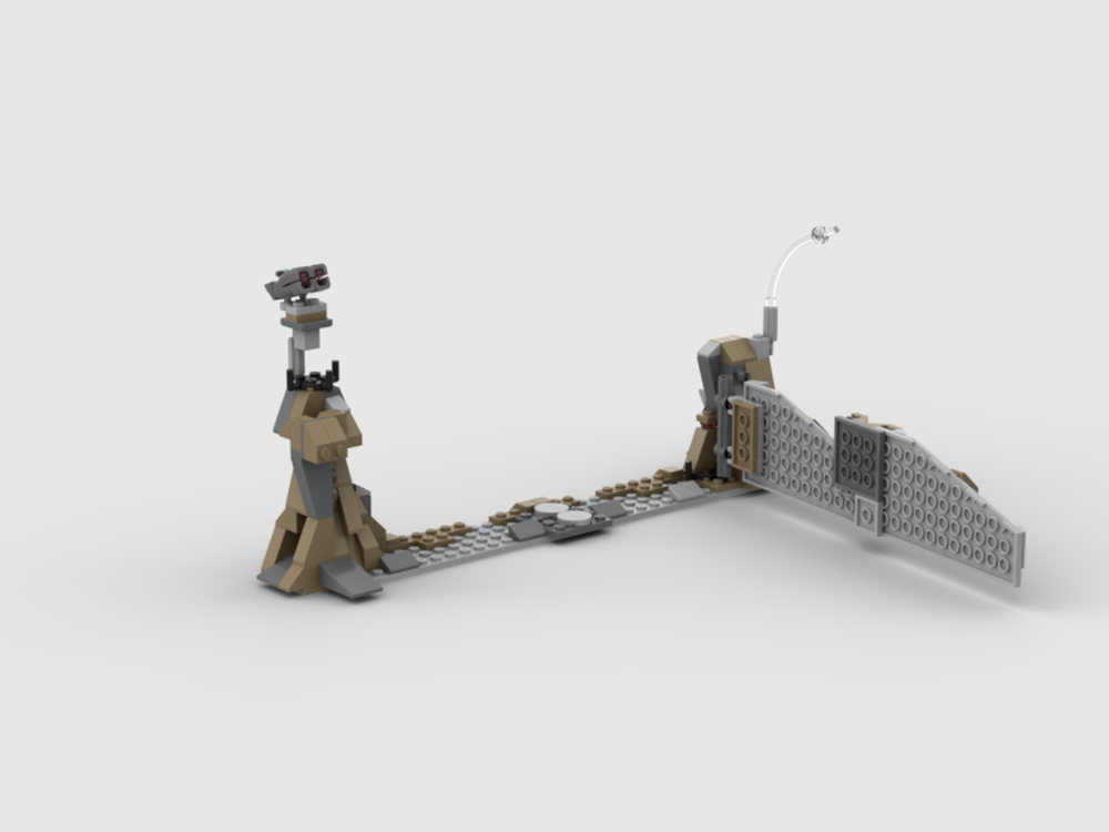 Lego Moc 75373 Ambush On Mandalore Battle Pack Gate Alt Build 2 X