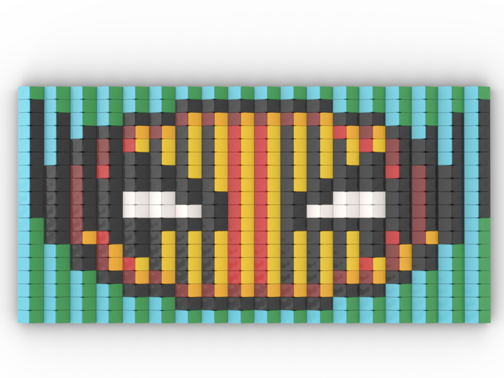 LEGO MOC Deadpool and Wolverine Simple Mask two-sided picture ...
