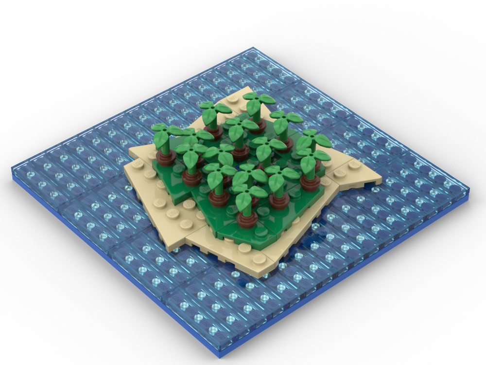 LEGO MOC Tropicial island by RightBrick | Rebrickable - Build with LEGO